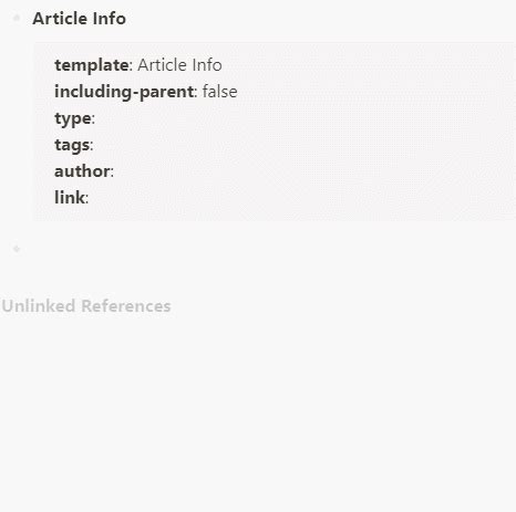 The Template Property Including Parent False Doesn T Work Properly Issue 2445 Logseq