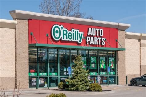 O`reilly Auto Parts Retail Store Exterior And Trademark Logo Editorial