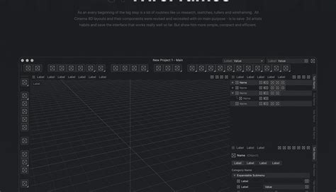 New Cinema D User Interface Tidykit Images Behance