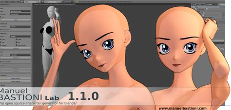 Anime Base Mesh Blender Simple Human Base Mesh Made With Blender V2 79