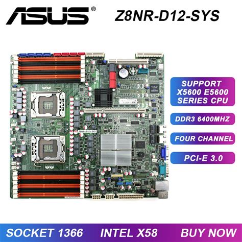 Jual Preorder Asus Z8nr D12 Sys Mining Motherboard 1366 Motherboard Ddr3 6400 Mhz Support X5600