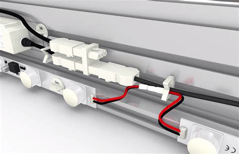 Plastic Twist Lock For Edge Lit Led Modules Light Box Aluminium Profile