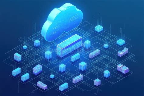 Cloud Infrastructure Architecture Evolution Stock Illustration Illustration Of Highperformance