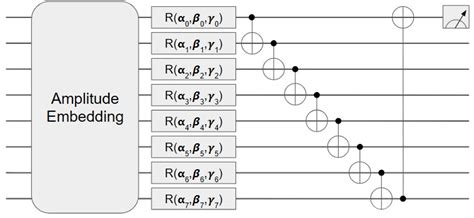 Applying A Parameterized Quantum Circuit To Anomaly Detection