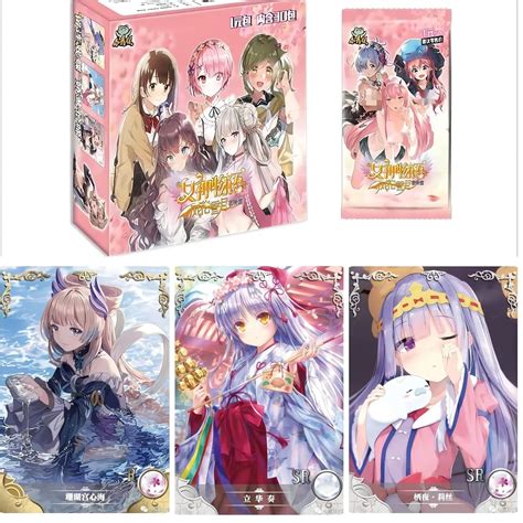 150pcs Goddess Story Tcg Booster Box Anime Girls Trading