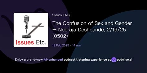 The Confusion Of Sex And Gender Neeraja Deshpande 21925 0502