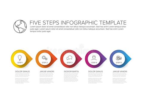 Progress Steps Template Stock Vector Illustration Of Creative 175379118