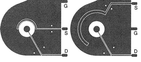 Layout Of Two Circular Dielectric Sensors With Different Depths Of Download Scientific Diagram
