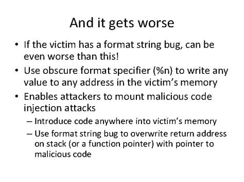 Buffer Overflows And Exploits C Memory Layout We