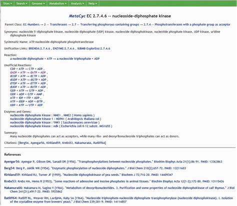 Ec Numbers Are Now Database Objects That Have Their Own Pages An Download Scientific Diagram