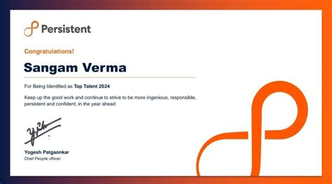 Sangam Verma On Linkedin Persistentsystems 12 Comments