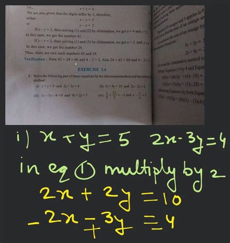 We Are Also Given That The Digits Differ By 2 Therefore Either Or Xy