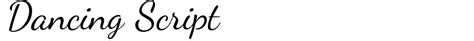 Dancing Script Font Download