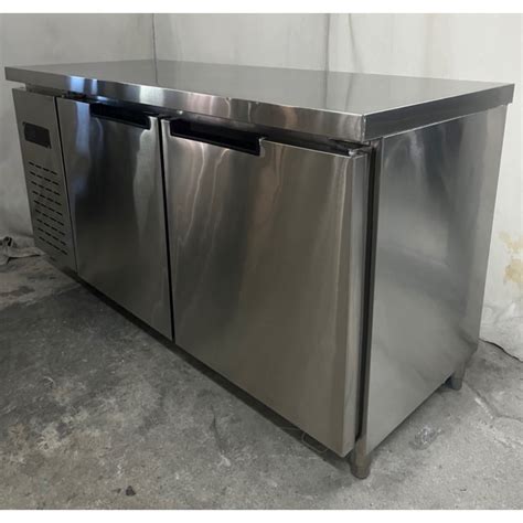 ตู้แช่สเตนเลส 120 150 ซม ตู้แช่เย็น ตู้แช่แข็งแบบเคาเตอร์เตรียมทำอาหารด้านบนได้ Counter Fridge