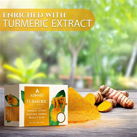 Turmeric Soap Alvanso Beauty And Nature