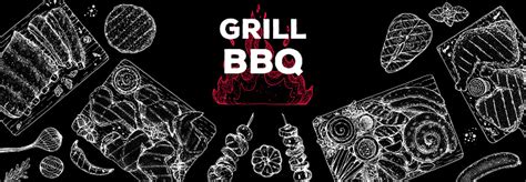 바베큐 그릴 음식 스케치 메뉴 디자인 템플릿입니다 구운 고기와 야채 프레임 벡터 그림입니다 새겨진 디자인 손으로 그린 그림 드로잉에 대한 스톡 벡터 아트 및 기타 이미지