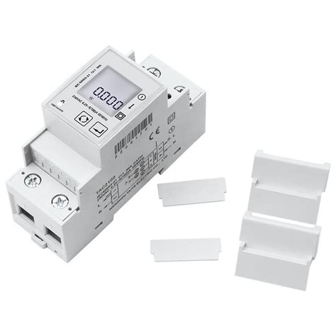 SDM Modbus V Singe Phase เครองวดพลงงานมลตฟงกชนพรอมเอาตพตพลส V A W KWH DIN Rail