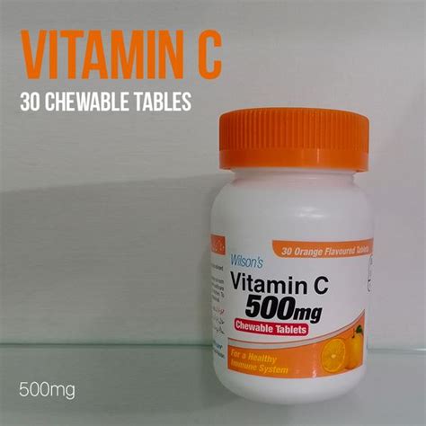 Wilsons Vitamin C Chewable Tablets Medi Green Mart