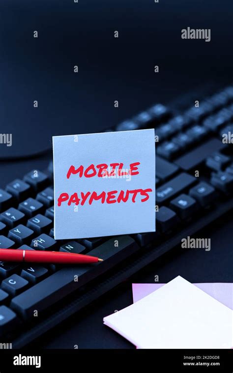 Text Caption Presenting Mobile Payments Business Idea Financial