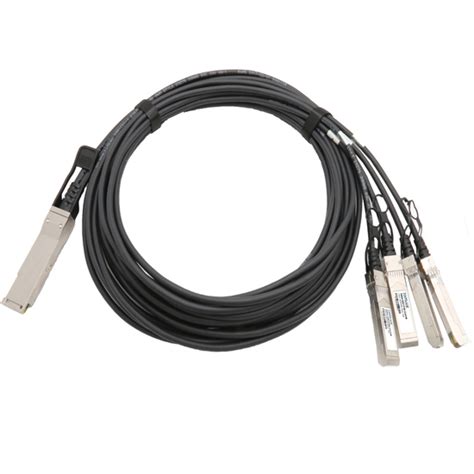 200g Qsfp56 To 4x 50g Sfp56 Dac Passive Direct Attach Copper Breakout