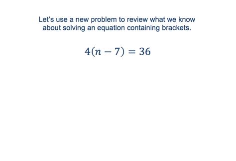 Intro To Equations With Brackets The Get It Guide Intro To Equations With Brackets The Get It Guide