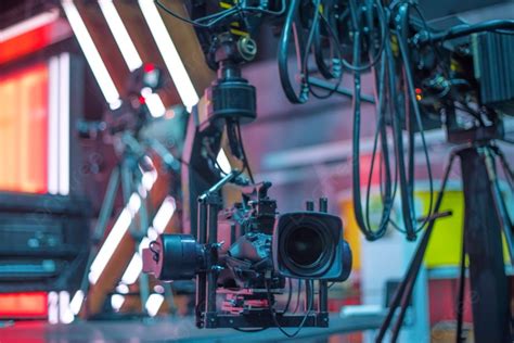 녹음 및 라이브 스튜디오의 Tv 카메라 사진 배경 및 무료 다운로드를위한 그림 Pngtree