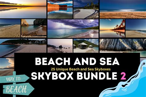 Beach And Sea Skybox Bundle 2 25 Various Beach And Sea Skyboxes 2d