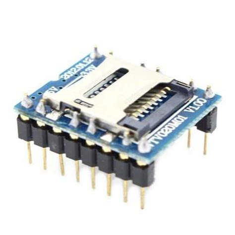 Audio MP3 Přehrávač pro Arduino Modul WTV020 SD 16P Blomberg cz