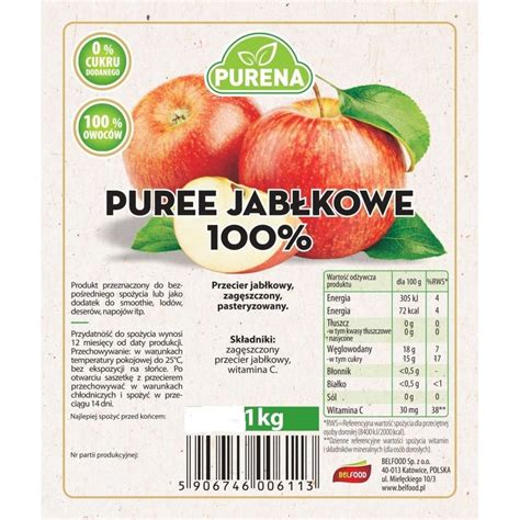 Piure De Mere Purena 1kg Emagro