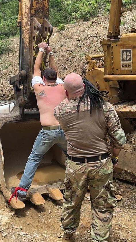 Flogging Bullatl At A Construction Site