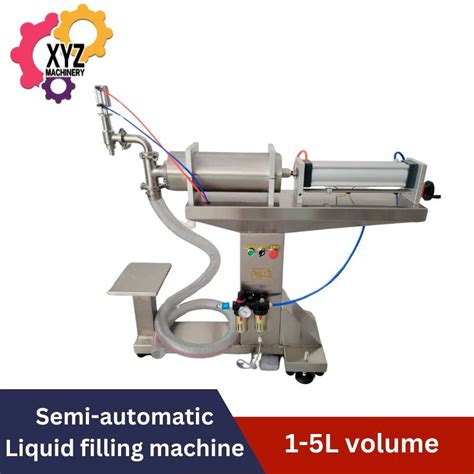 Xyz 1 5l Semi Automatic Liquid Filling Machine Xyz Machinery