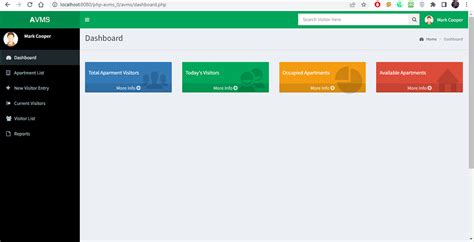 Apartment Visitor Management System Project In Php With Source Code