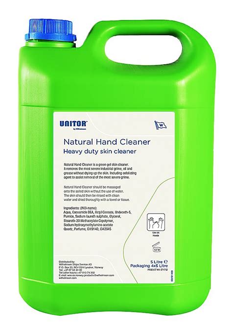 Natural Handcleaner 4x5 Ltr Transeuropa Ltd