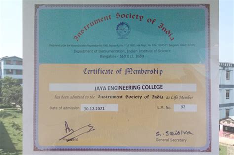 Jaya Engineering College Jaya Group Of Institutions