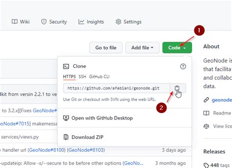 Save Changes To GitHub GeoNode Training