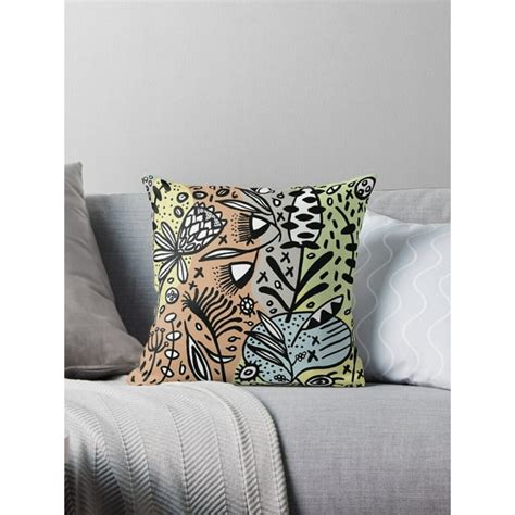 Aivo Flora Australis Throw Pillow Covers Cases Cushion Cover Case Sofa