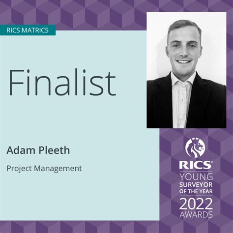 Very Pleased To Say I Have Been Shortlisted As A Finalist For The Rics Young Surveyor Of The