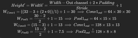 Help Reading CNN Architecture Table Vision PyTorch Forums