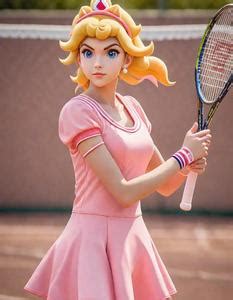 Princess Peach Tennis Dress Face Swap ID