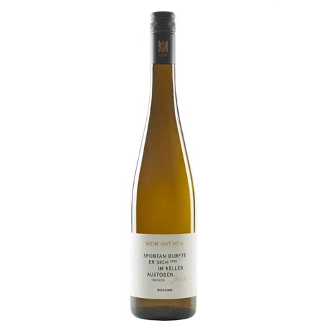 Weingut Heid Riesling Steinmergel 2023 Bio Vinguruen