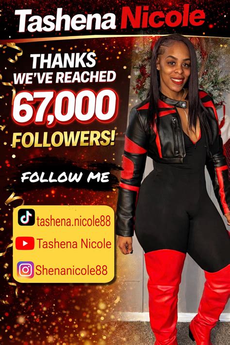 Tashena Thanks Everyone We Are Growing💪🏽🫱🏽‍🫲🏼 Lets Get To 70k