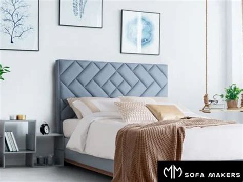 Light Blue Wooden Bed Headboard For Home Bed Size King Size At ₹ 600