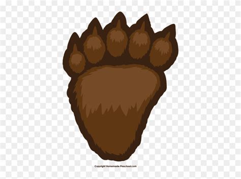 Bear Paw Print Clip Art