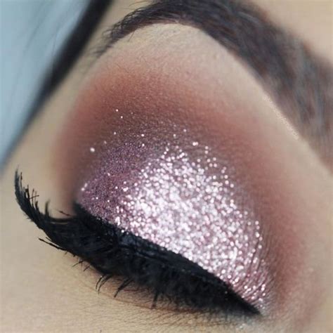 Rose Gold Glitter Eyeshadow Eye Makeup Glitter Eye Makeup Glitter