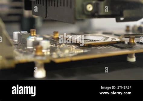 Infrared Soldering Station Setup And Gpu Chip Desoldering Process Maintenance And Repair Of