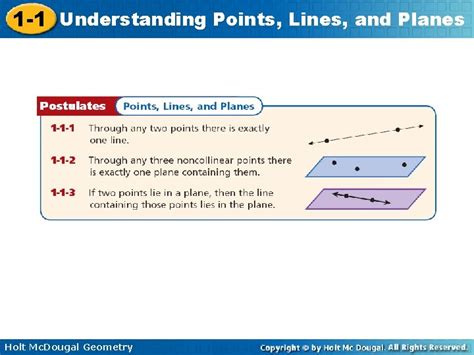 Understanding Points Lines And Planes 1 1 Lines