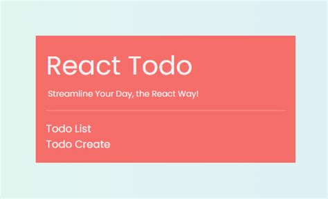 React Todo App