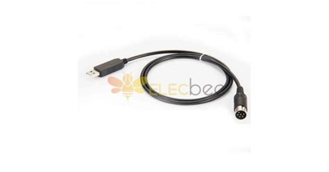 Elecbee Usb Rs232 Cable With 6 Pin Din Connector Radio Programming Cable For Efficient