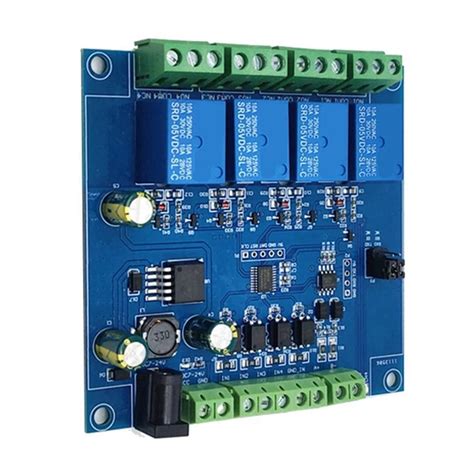 2x Modbus Rtu 4 Wak A 7 24v Relé Modul Kapcsoló Rs485 Ttl Bemenet És Output Reverse Védelem