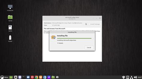 Cara Install Browser Microsoft Edge Di Linux Mint Sebardi Blog